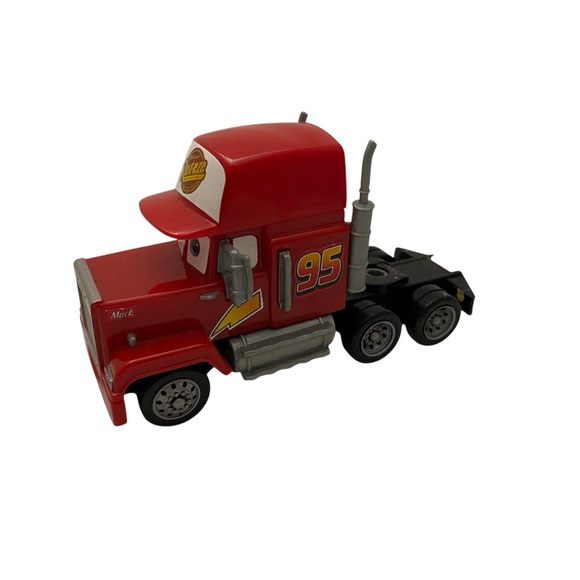 Disney | Toys | Disney Pixar Cars Mack Semi Truck Red Plastic Car ...